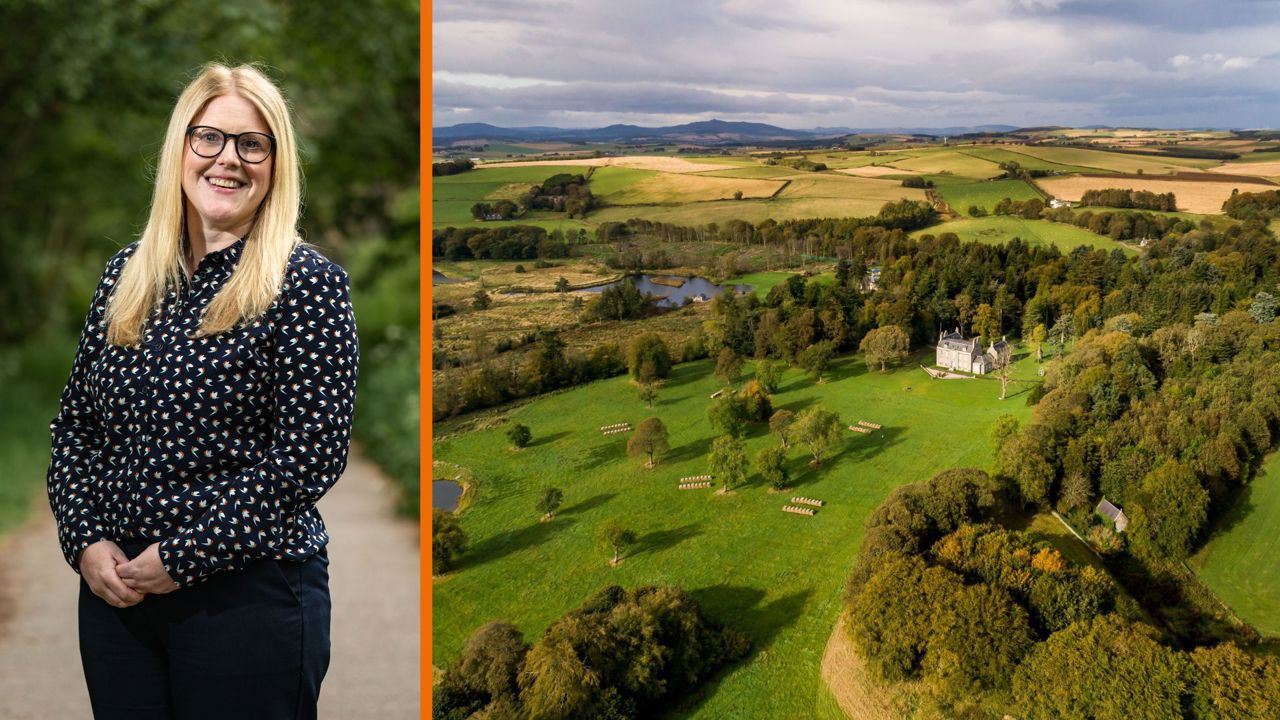 Historic 'A' listed Scottish mansion with 'B' listened gatehouse and ...
